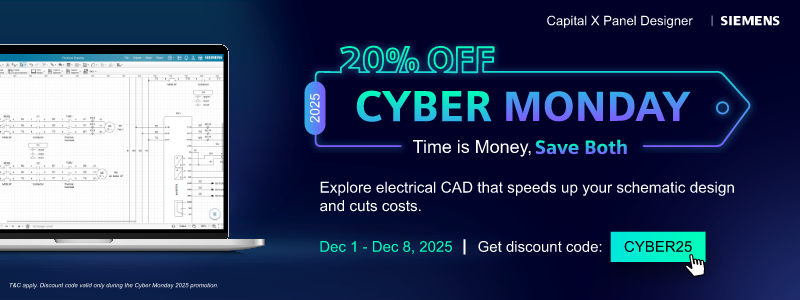 Cyber Monday Software Deals On Electrical CAD Software | Capital X ...