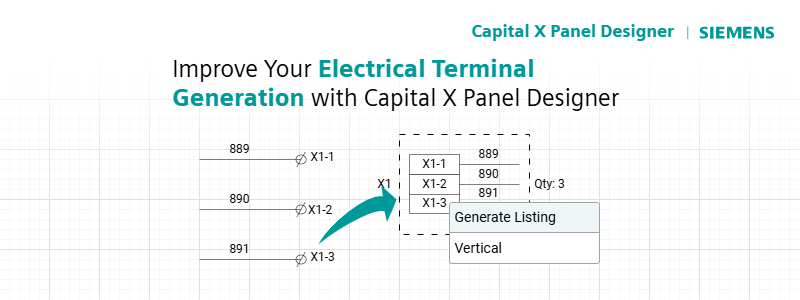 Improve Electrical Terminal Generation With Capital X Panel Designer